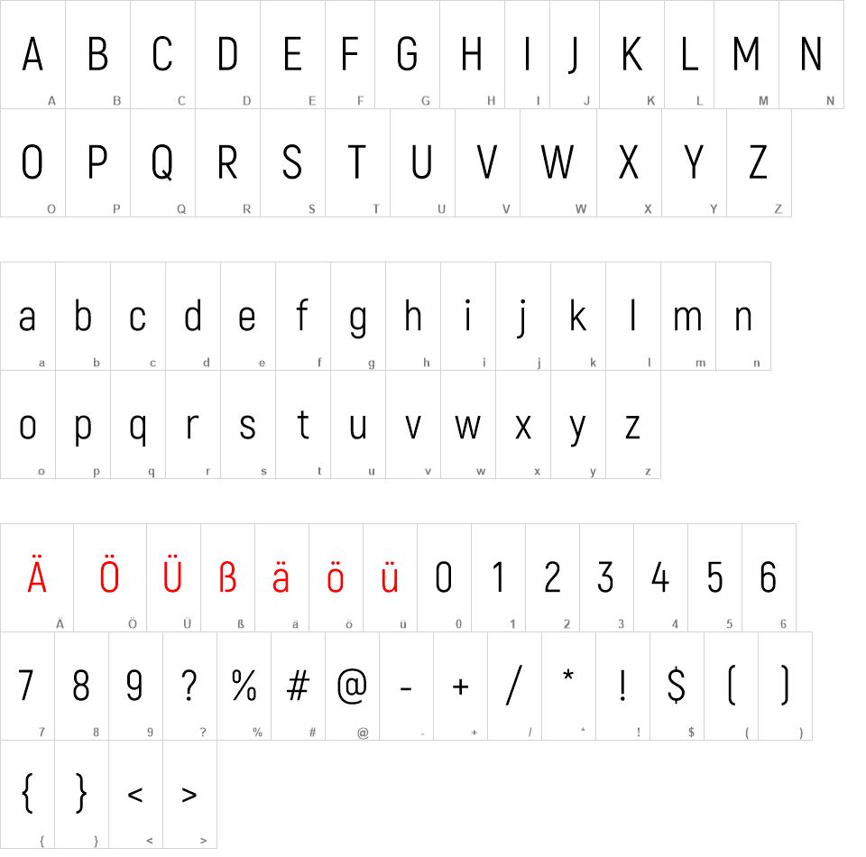 Akrobat free font