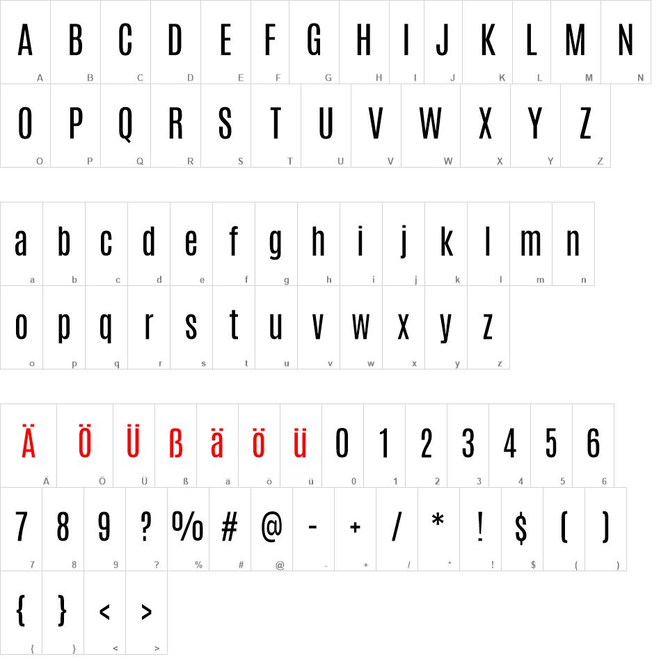 ANTONIO free font