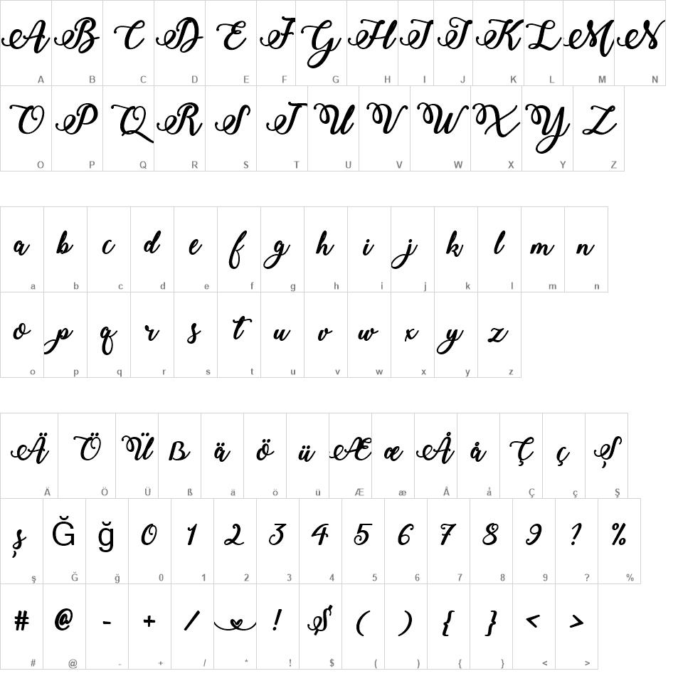 Bold & Stylish Calligraphy free font