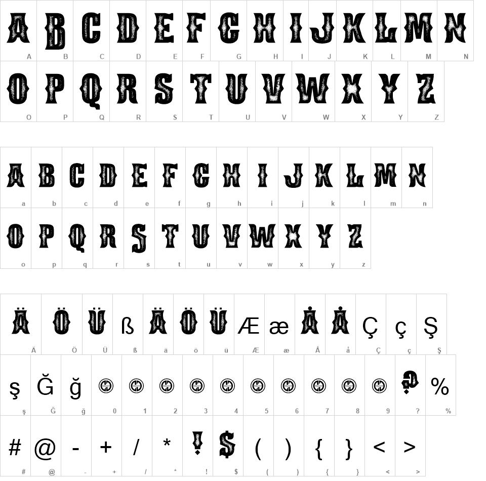 Boots & Spurs free font