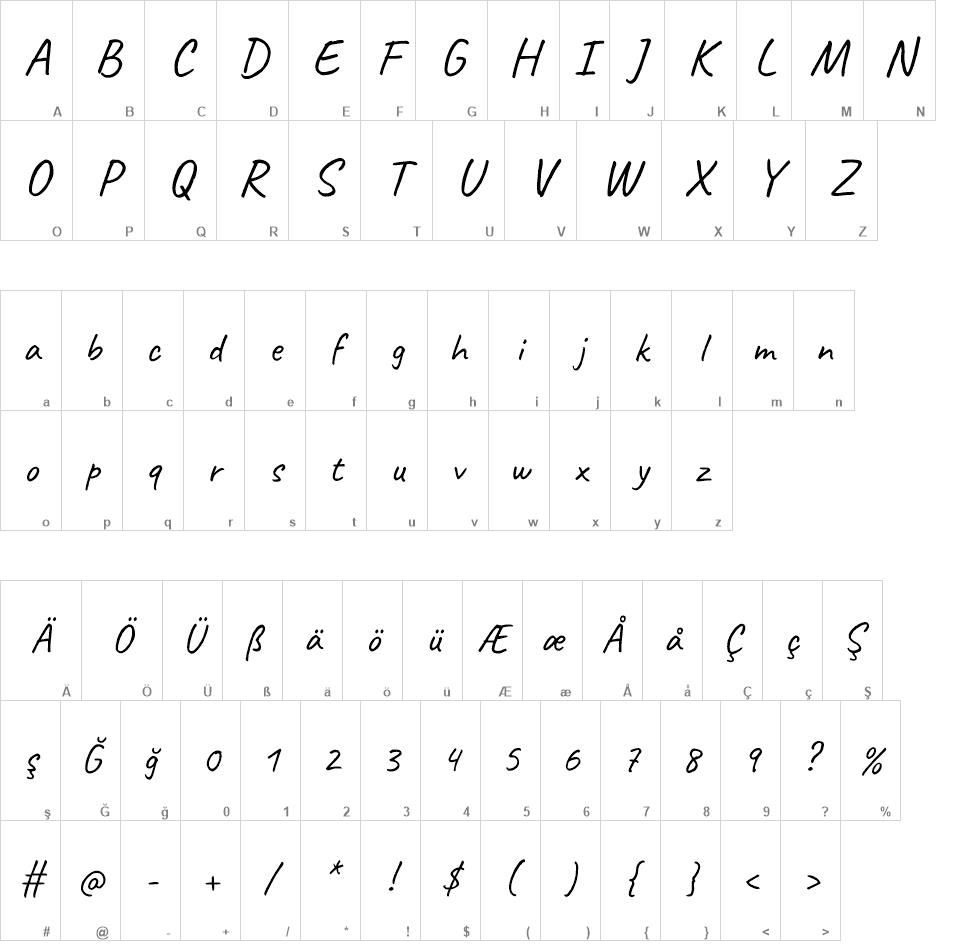 Caveat Font Family free font