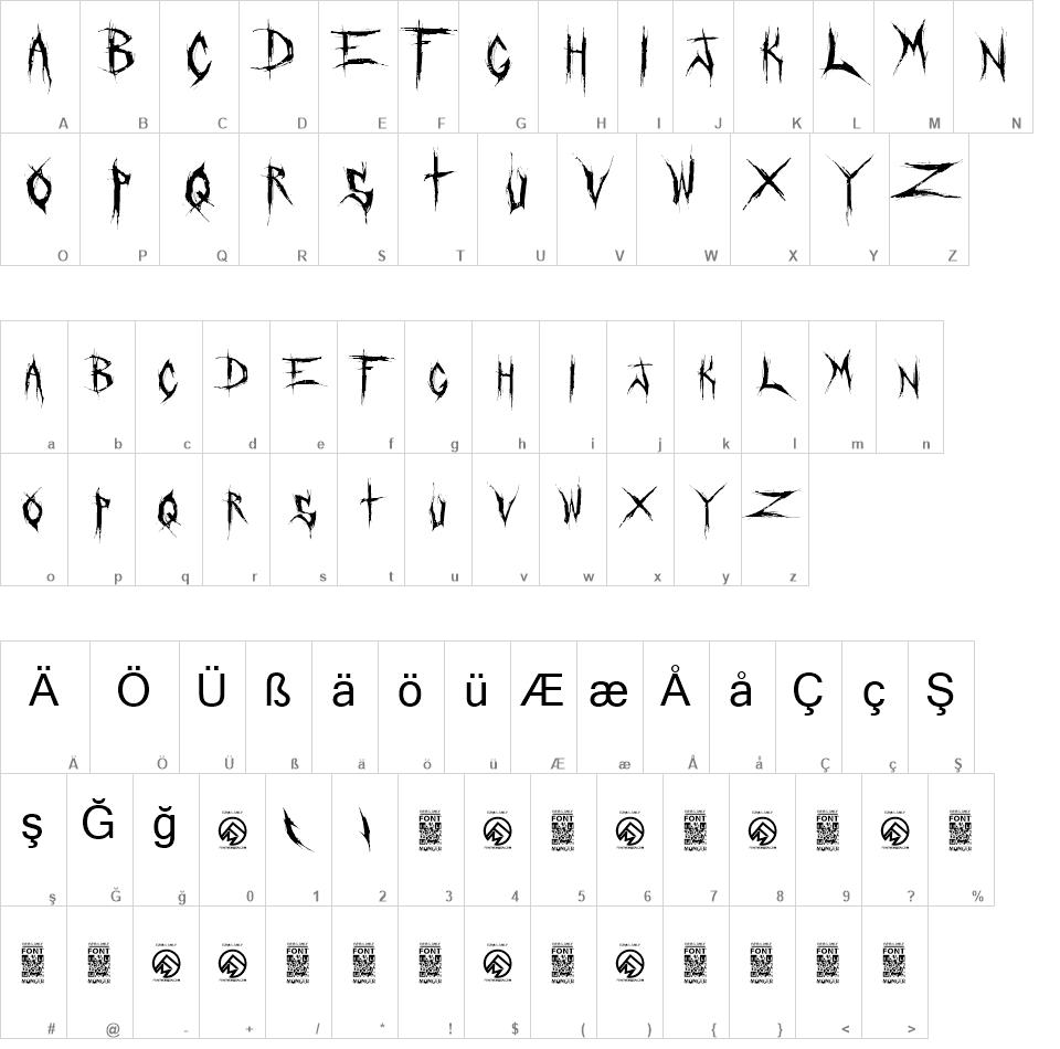 Crucifixion free font