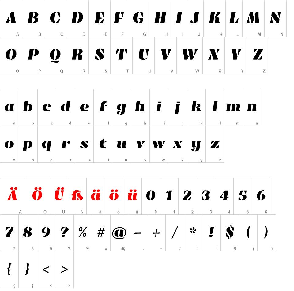 Emblema One free font