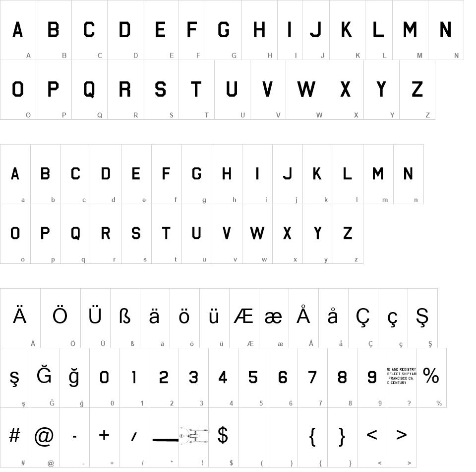 Federation Starfleet Hull 23rd free font