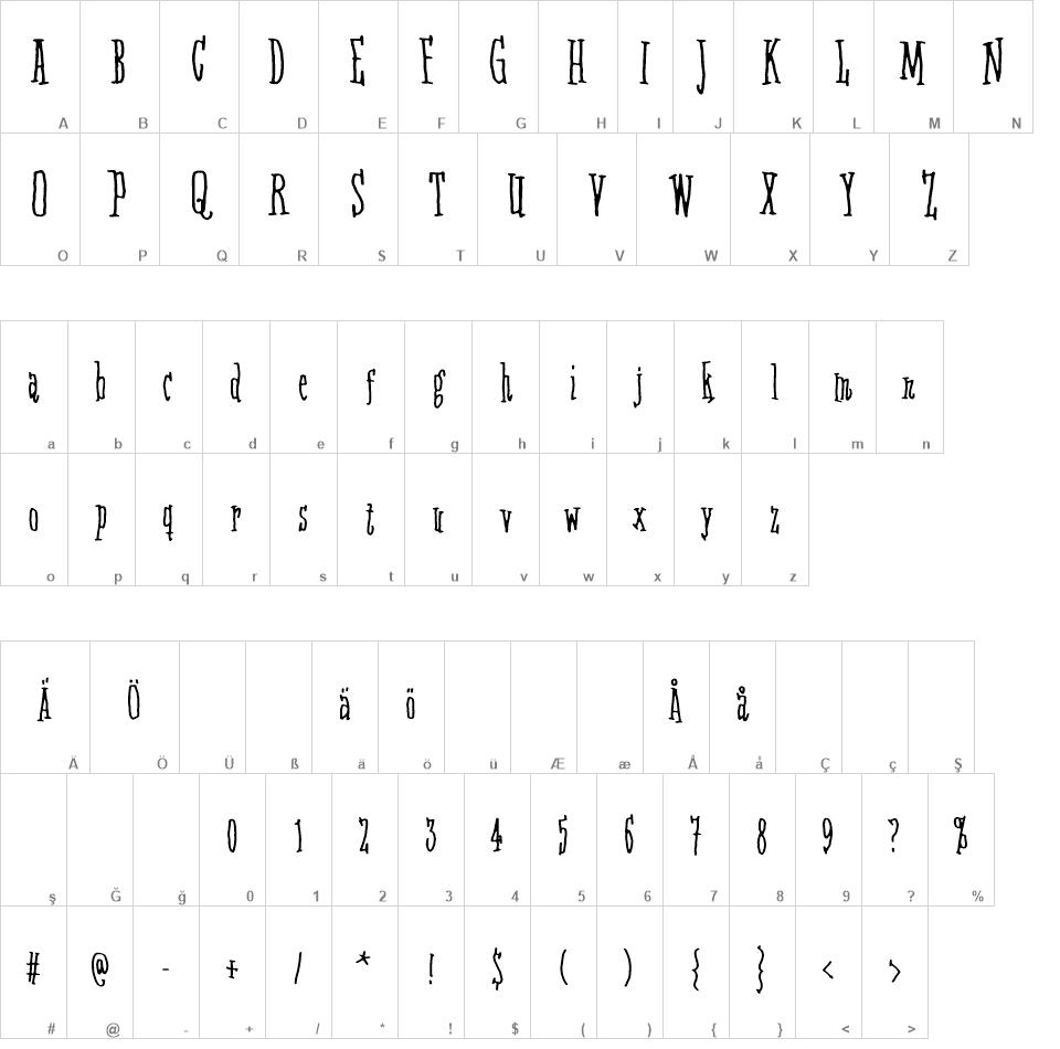 Fifteen free font