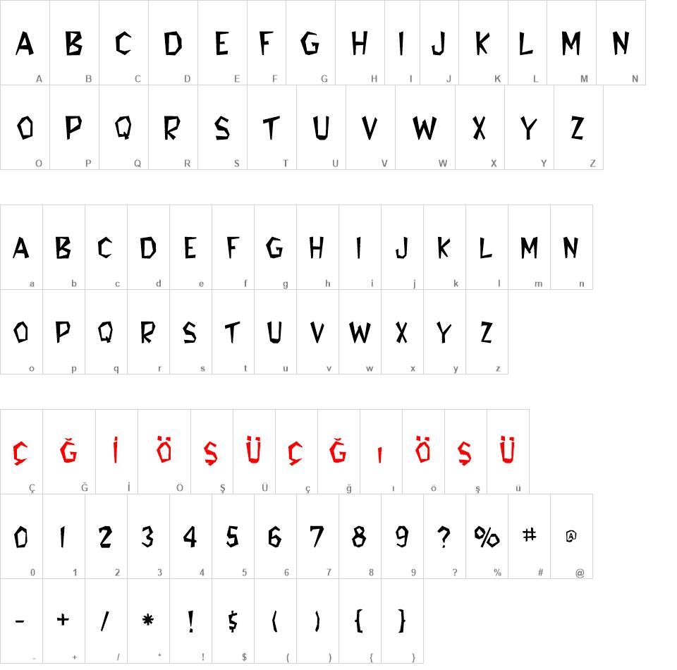 FlintStone free font