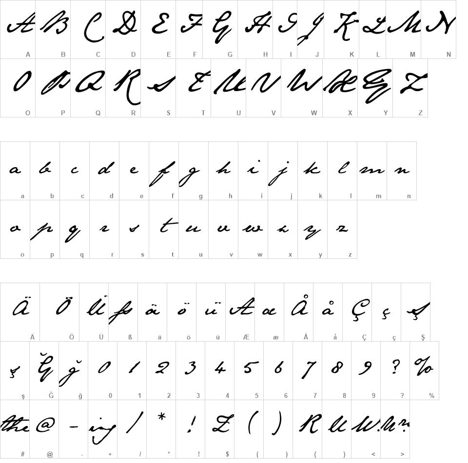 Jane Austen free font