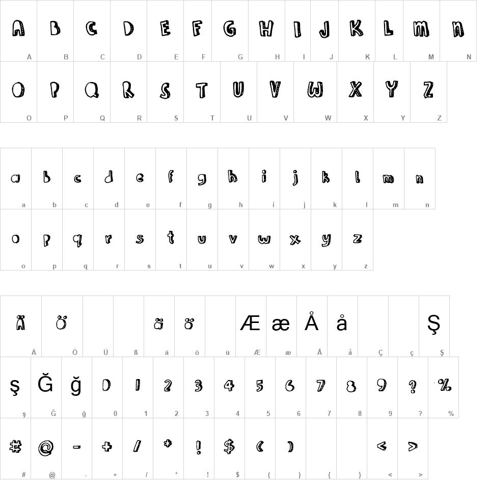 Joanne Tic Tac free font