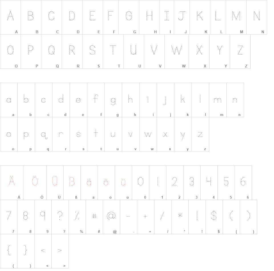 KG Primary Dots free font