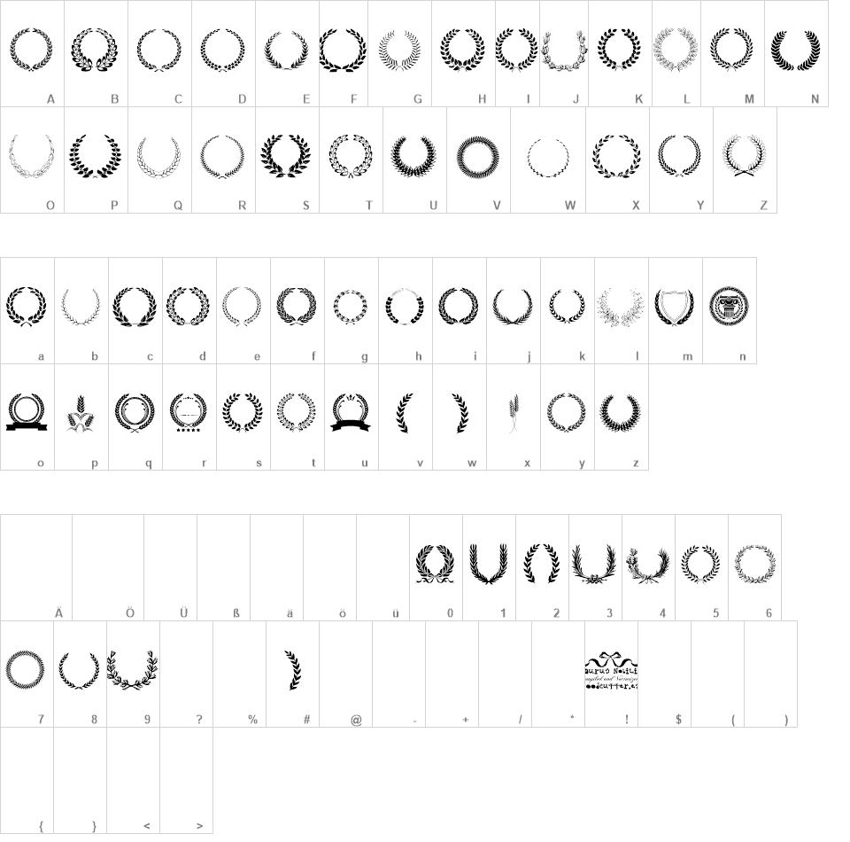 Laurus Nobilis free font