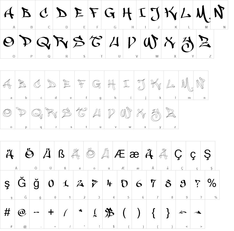 Malice free font