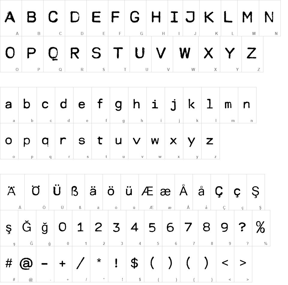Modern Typewriter free font