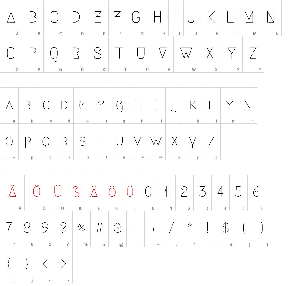 Megrim Font free font