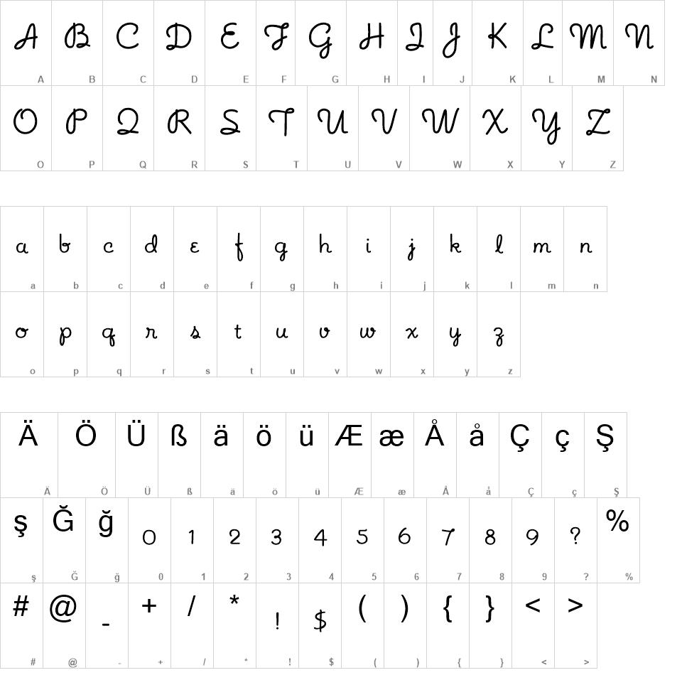 Noodle Script free font