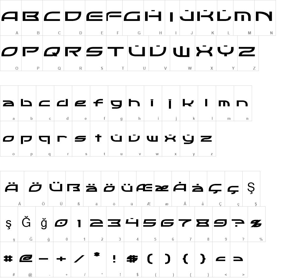 OpTic free font
