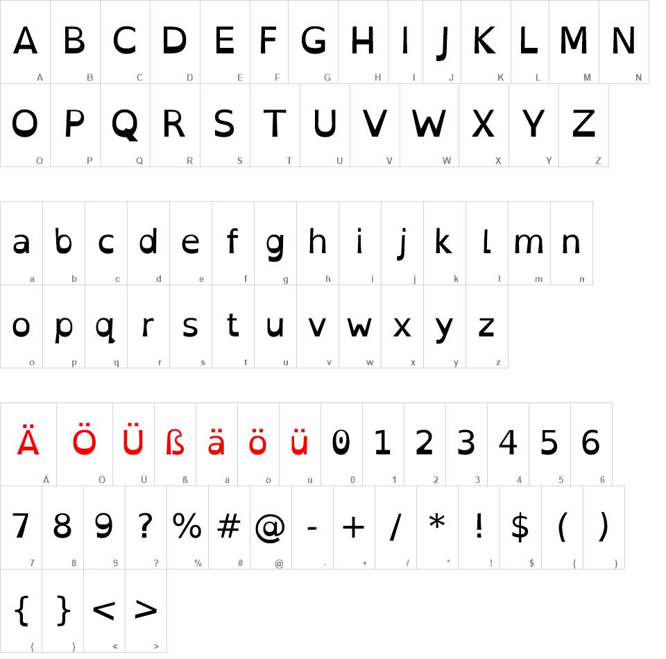 Open-Dyslexic free font