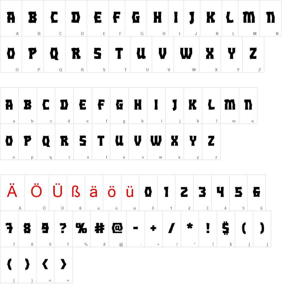 Orc Horde Family free font