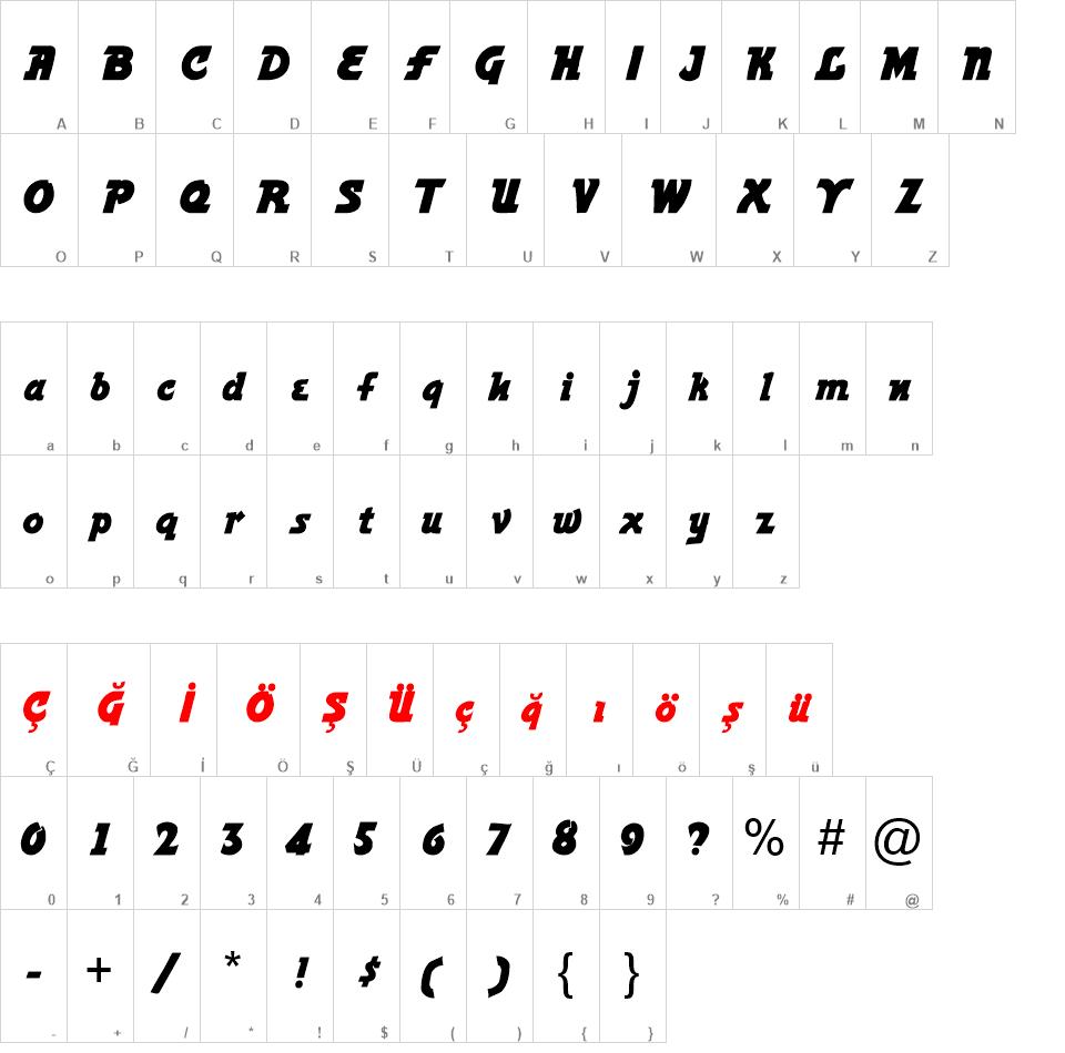 Power free font