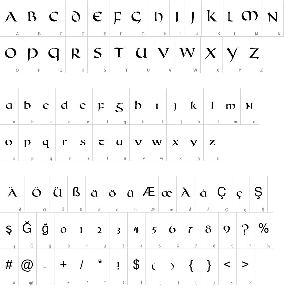 Roman Uncial Modern Font free font