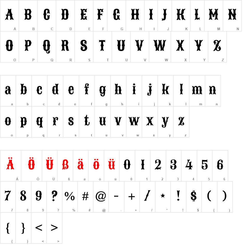 Sancreek Font free font