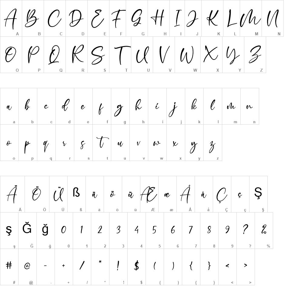Sherlyn free font