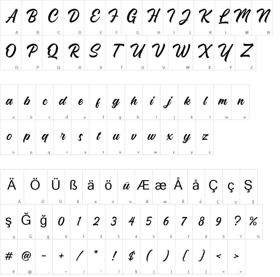 Srabi Script free font