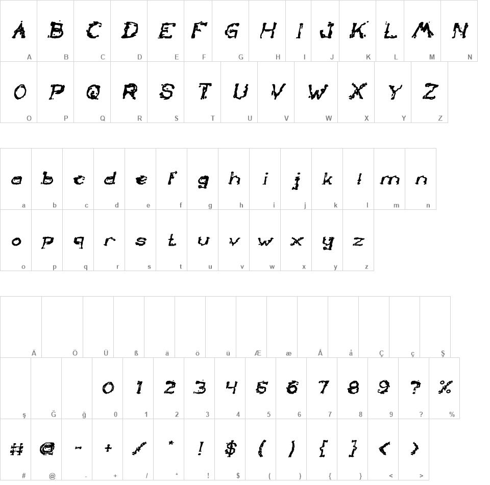 The Lazy Dog free font
