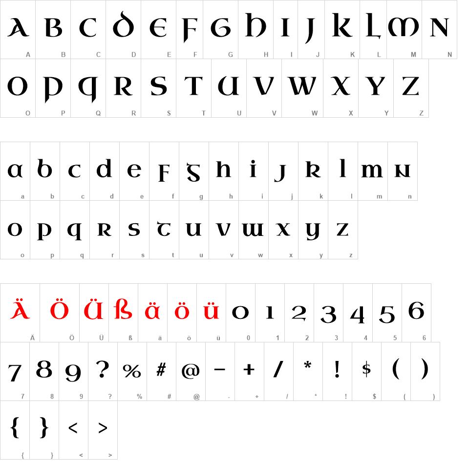 Uncial Antiqua free font
