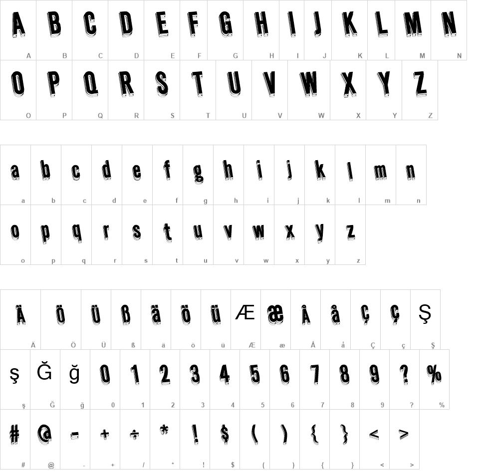 Wafer Font free font