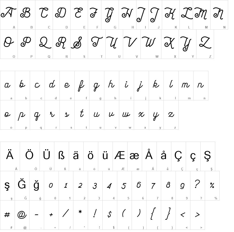 Acro Script free font