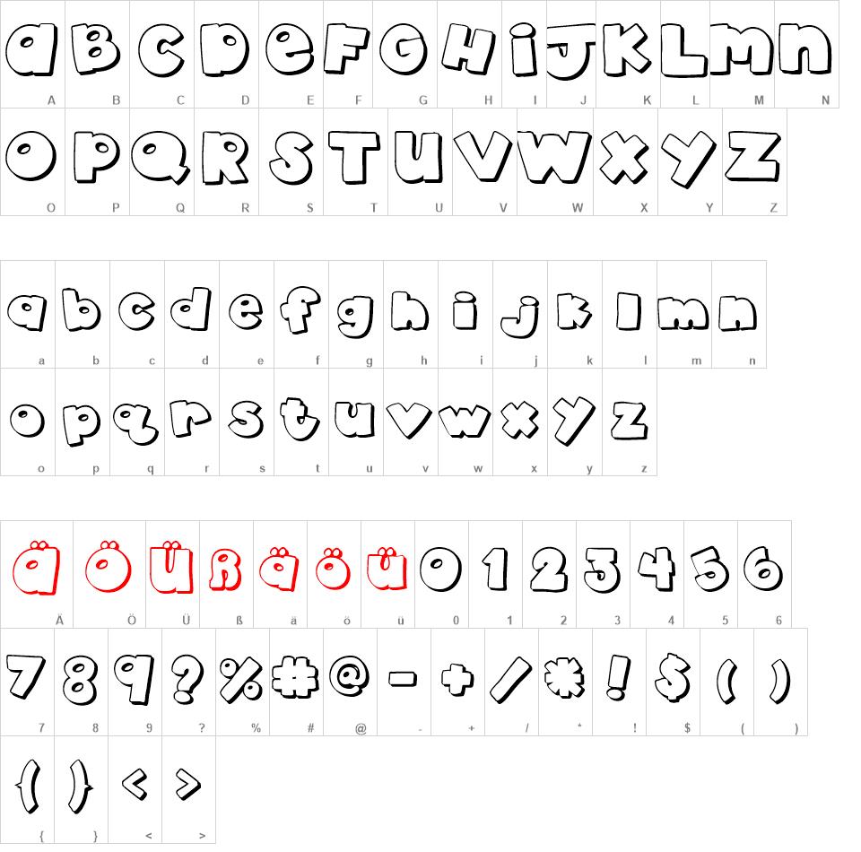 akaDylan Open free font
