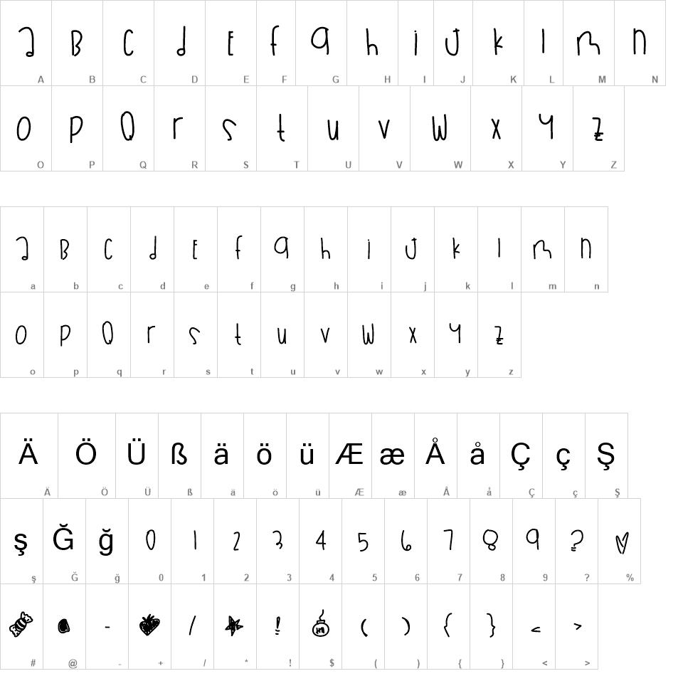 Bananas In Pajamas free font