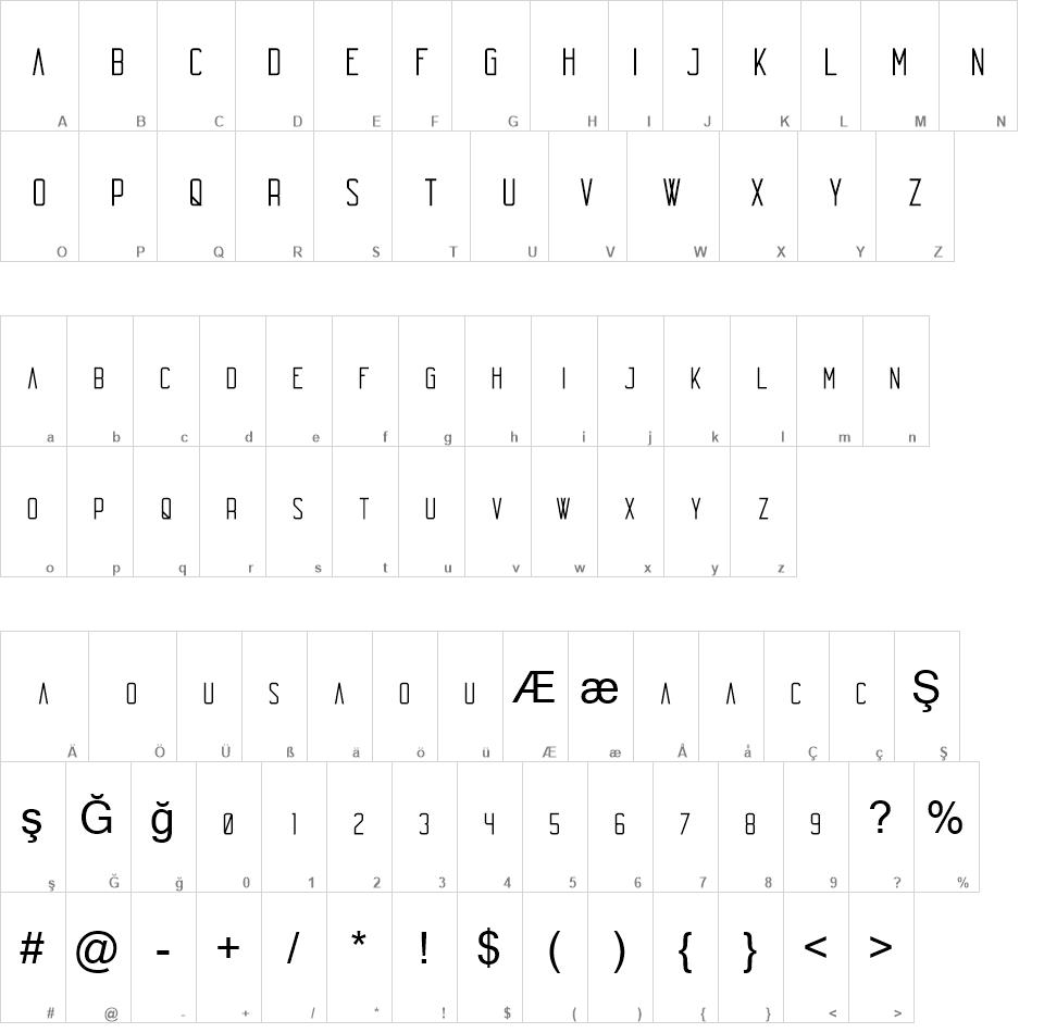 Echo free font