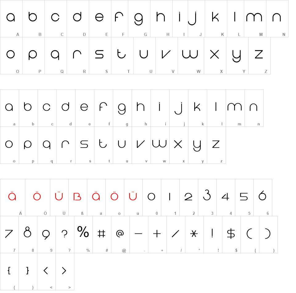Eight One free font