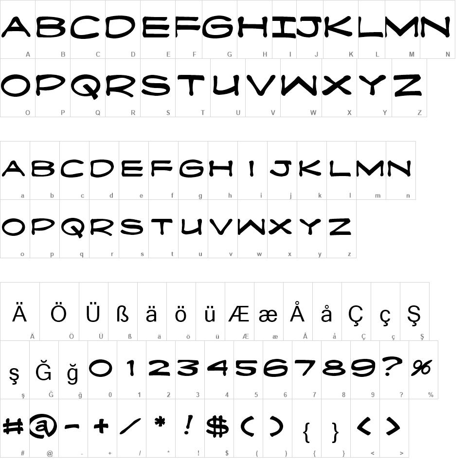 Fanboy Hardcore Font Family free font