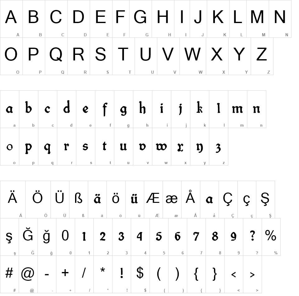 Fin Fraktur free font