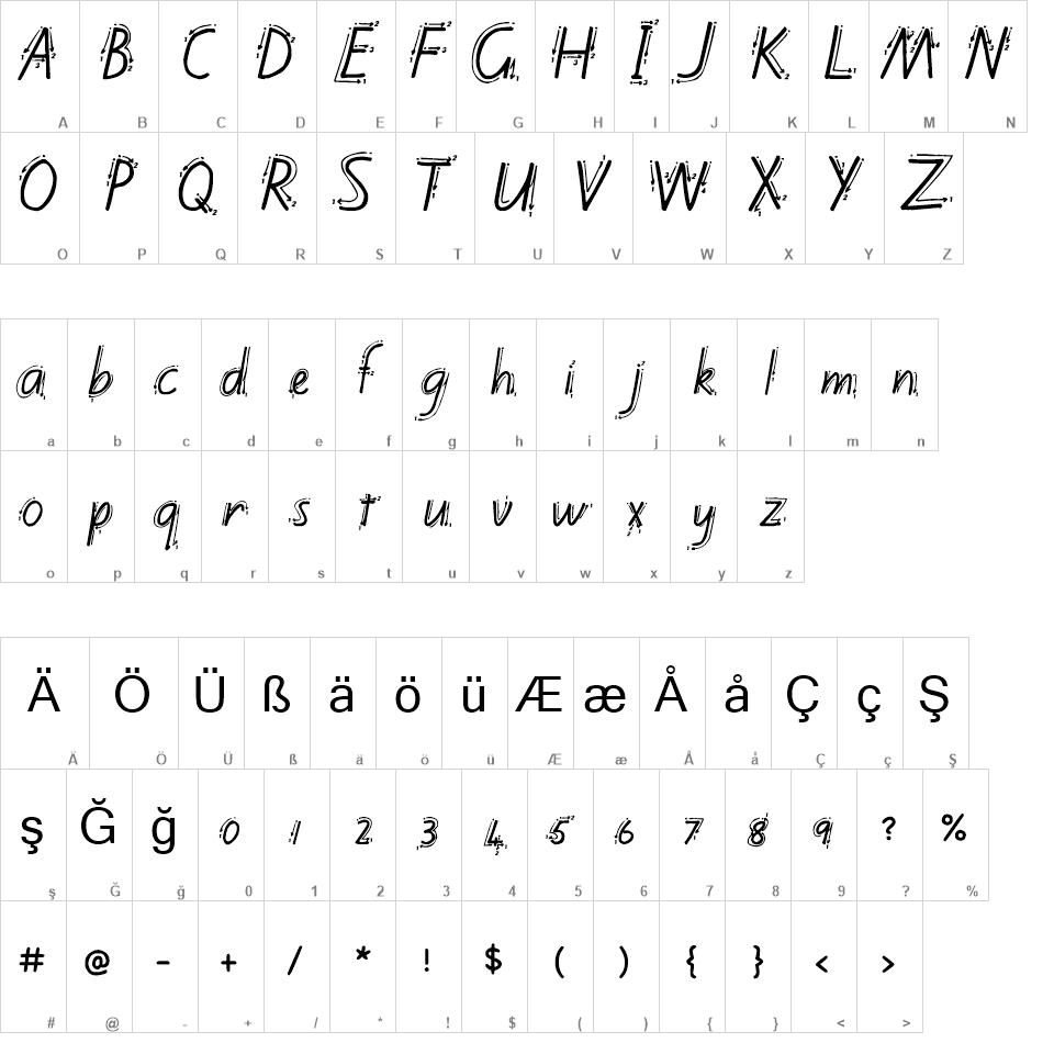 Kiwi School Handwriting with Guides free font