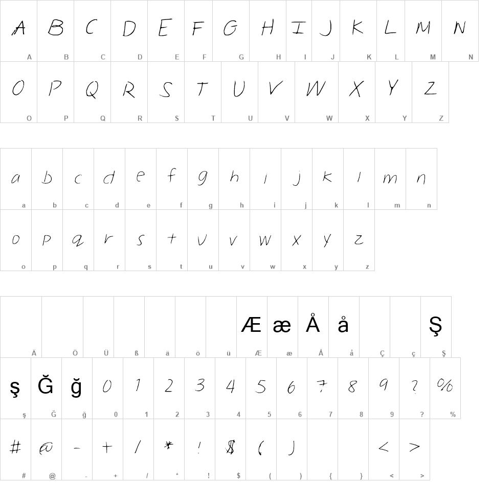 Melina Hand free font