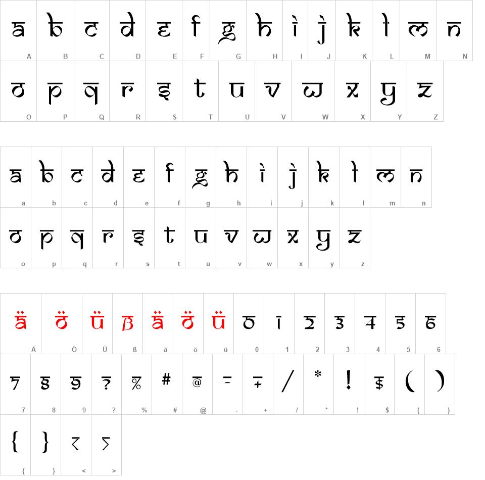 Samarkan free font