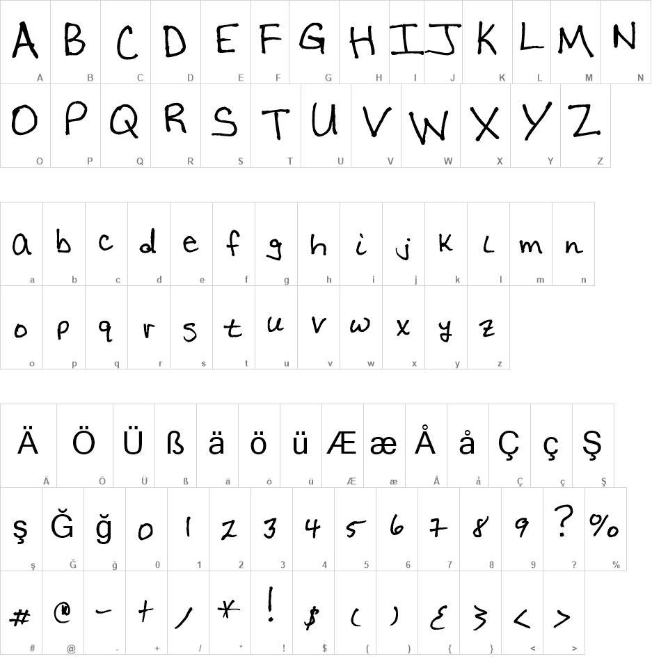 Zay free font
