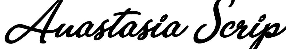 Anastasia Script free font
