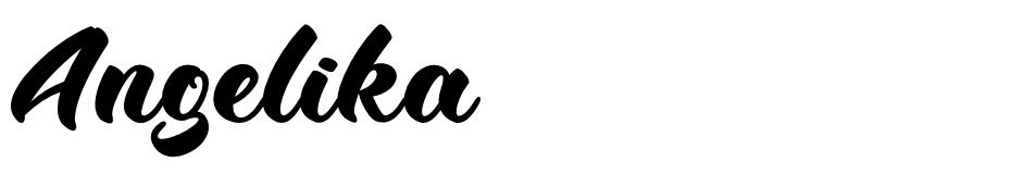 Angelika Font free font