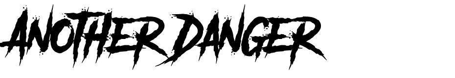 Another Danger free font