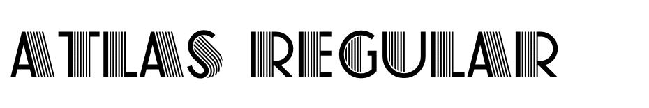 Atlas Regular free font