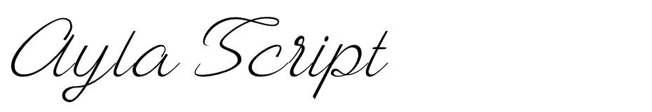 Calligraphy fonts
