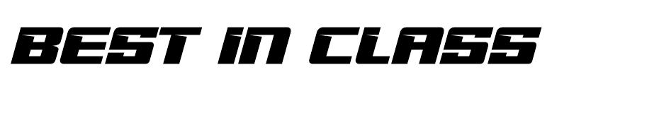 Best In Class free font