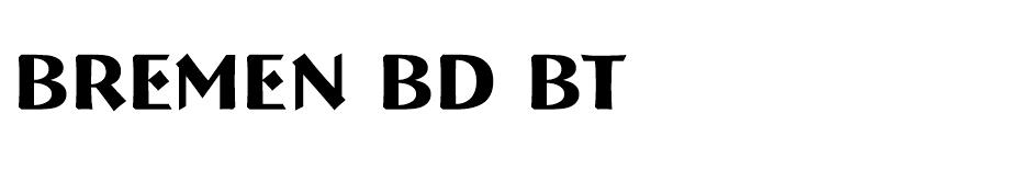 Bremen Bd BT free font