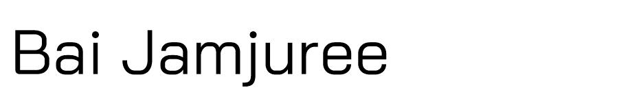 Bai Jamjuree free font