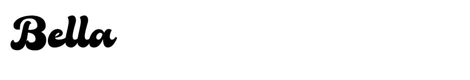 Bella free font
