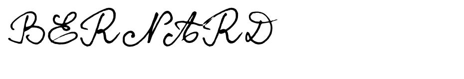 Bernard free font